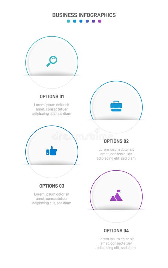 Vertical Progress Bar Featuring 4 Arrow-shaped Elements, Symbolizing ...