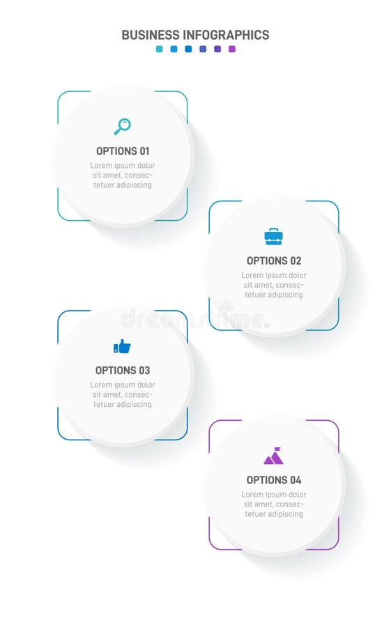 Vertical Progress Bar Featuring 4 Arrow-shaped Elements, Symbolizing ...