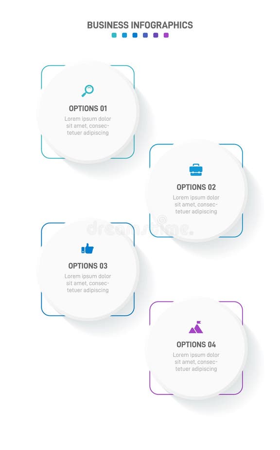 Vertical Progress Bar Featuring 4 Arrow-shaped Elements, Symbolizing ...