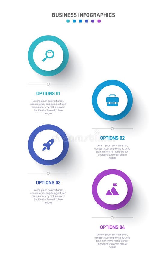 Vertical Progress Bar Featuring 4 Arrow-shaped Elements, Symbolizing ...