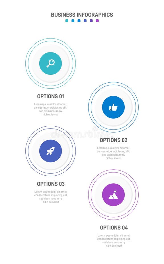 Vertical Progress Bar Featuring 4 Arrow-shaped Elements, Symbolizing ...