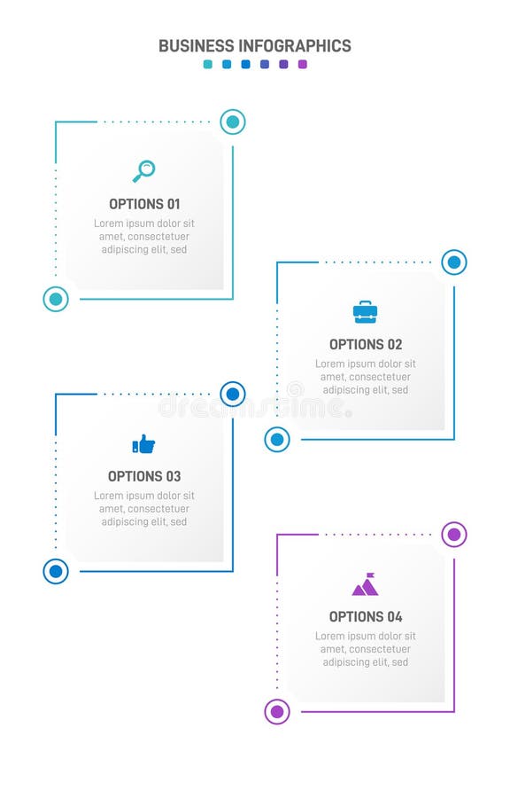 Vertical Progress Bar Featuring 4 Arrow-shaped Elements, Symbolizing ...
