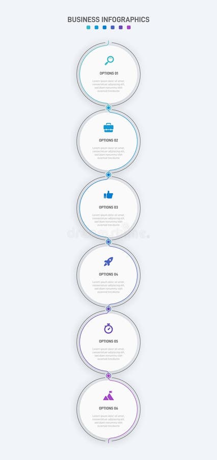 Vertical Progress Bar Featuring 6 Arrow-shaped Elements, Symbolizing ...