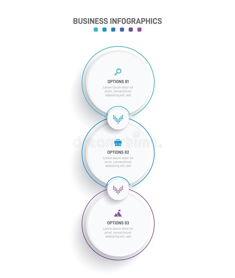 Vertical Progress Bar Featuring 3 Arrow-shaped Elements, Symbolizing ...