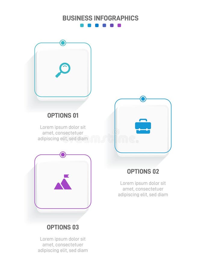 Vertical Progress Bar Featuring 3 Arrow-shaped Elements, Symbolizing ...