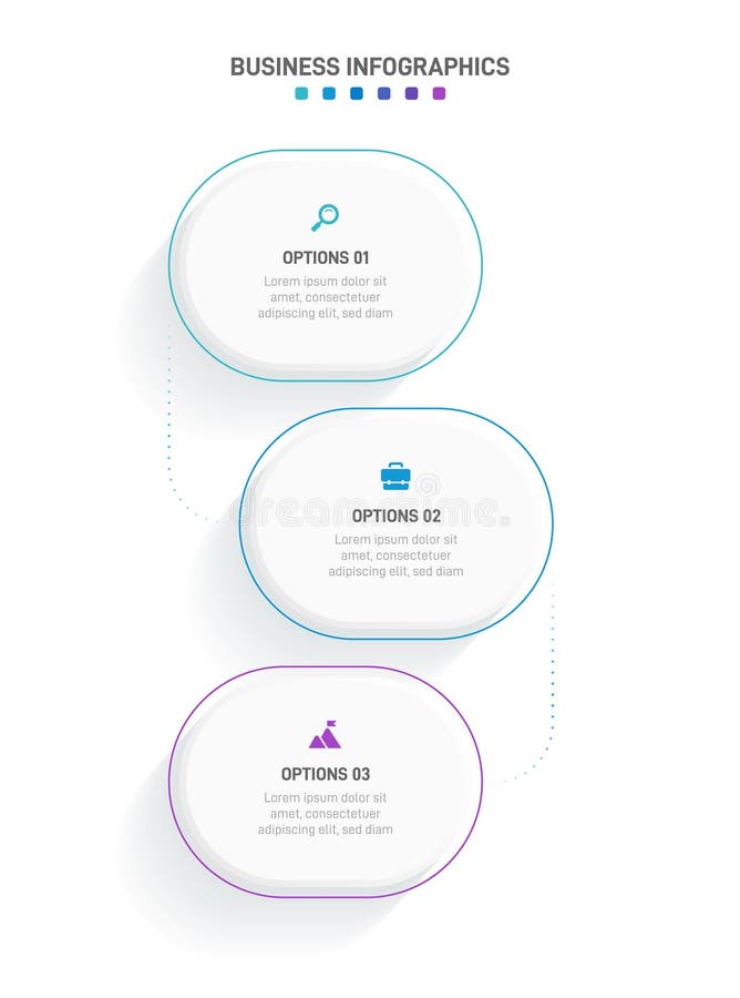 Vertical Progress Bar Featuring 3 Arrow-shaped Elements, Symbolizing ...