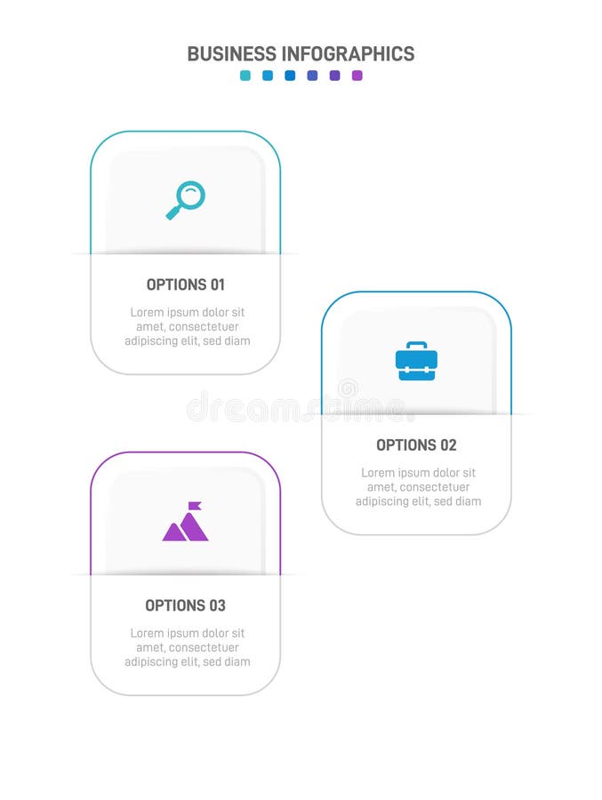 Vertical Progress Bar Featuring 3 Arrow-shaped Elements, Symbolizing ...