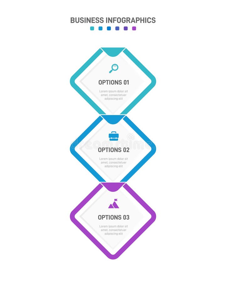 Vertical Progress Bar Featuring 3 Arrow-shaped Elements, Symbolizing ...