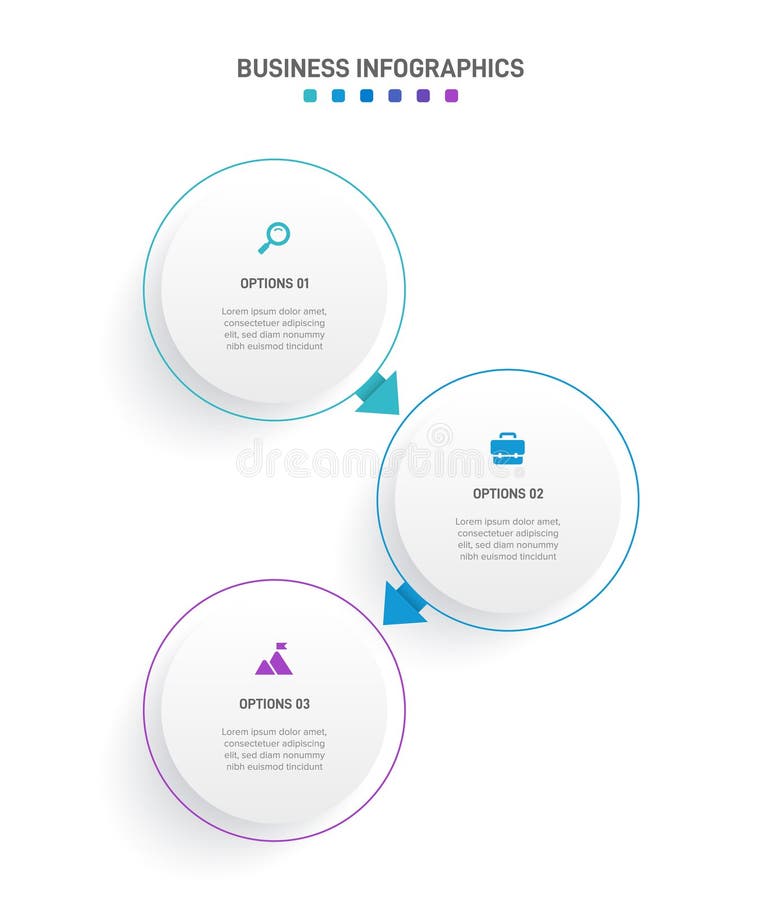 Vertical Progress Bar Featuring 3 Arrow-shaped Elements, Symbolizing ...