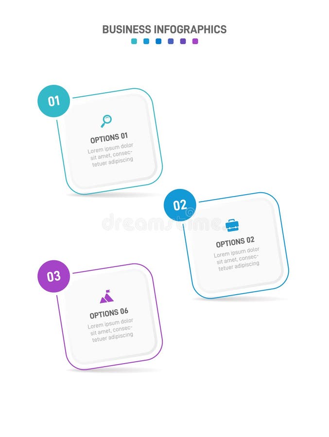 Vertical Progress Bar Featuring 3 Arrow-shaped Elements, Symbolizing ...