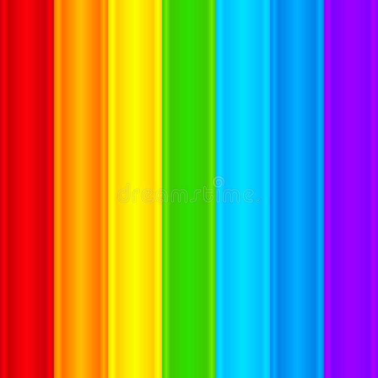 Vertical Rainbow Plastic Stripes Abstract Vector Stock Vector ...