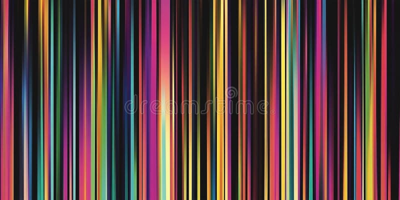 Vertical Rainbow Stripes Background Colorful Vibrant Lines Black Stock Photos - Free & Royalty ...
