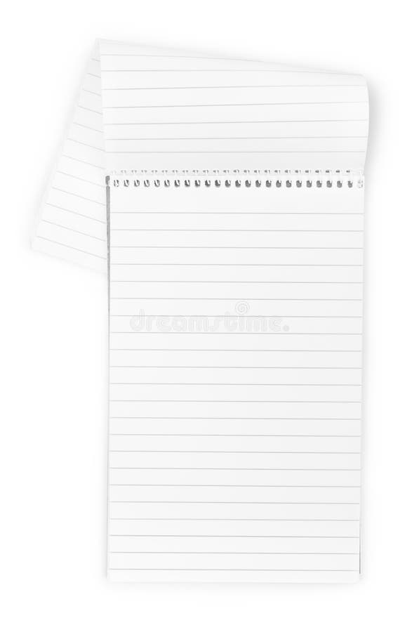 Vertical Realistic Spiral Notepad Notebook Stock Image - Image of ...