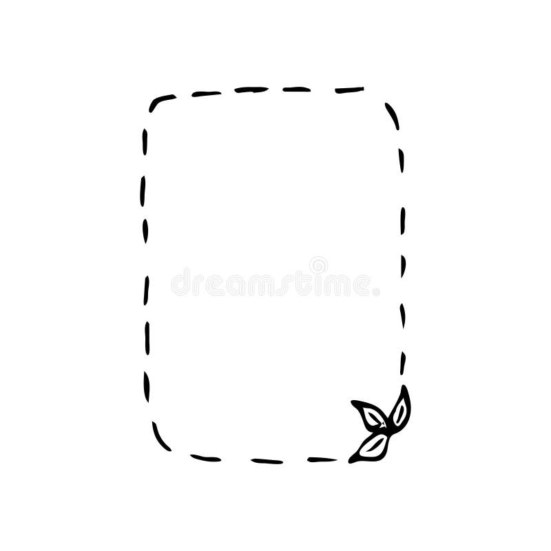 Leaf Frame Simple Rectangle Border Stock Illustrations – 351 Leaf Frame ...