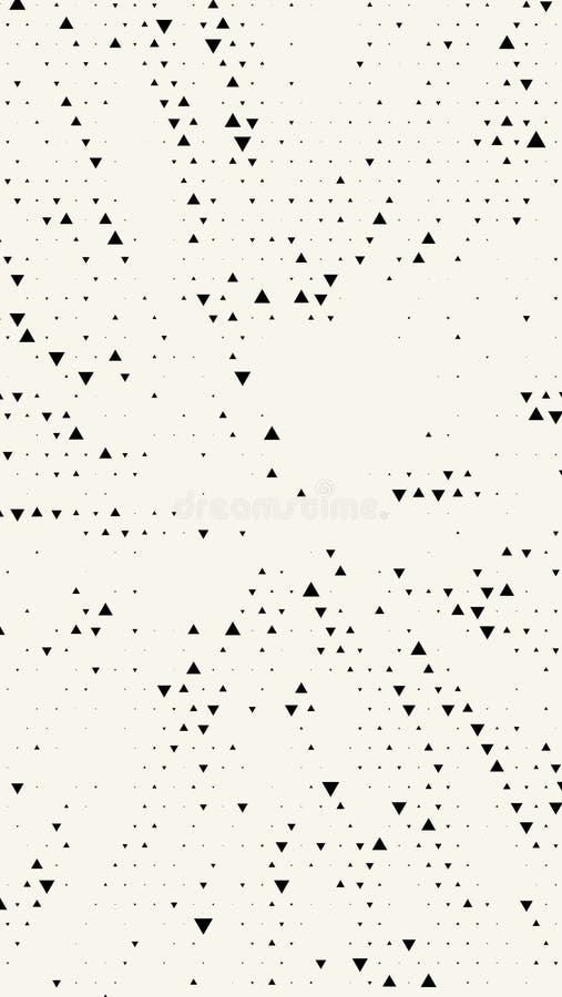 Vertical Rectangular Banner with Triangles. Geometric Pattern ...