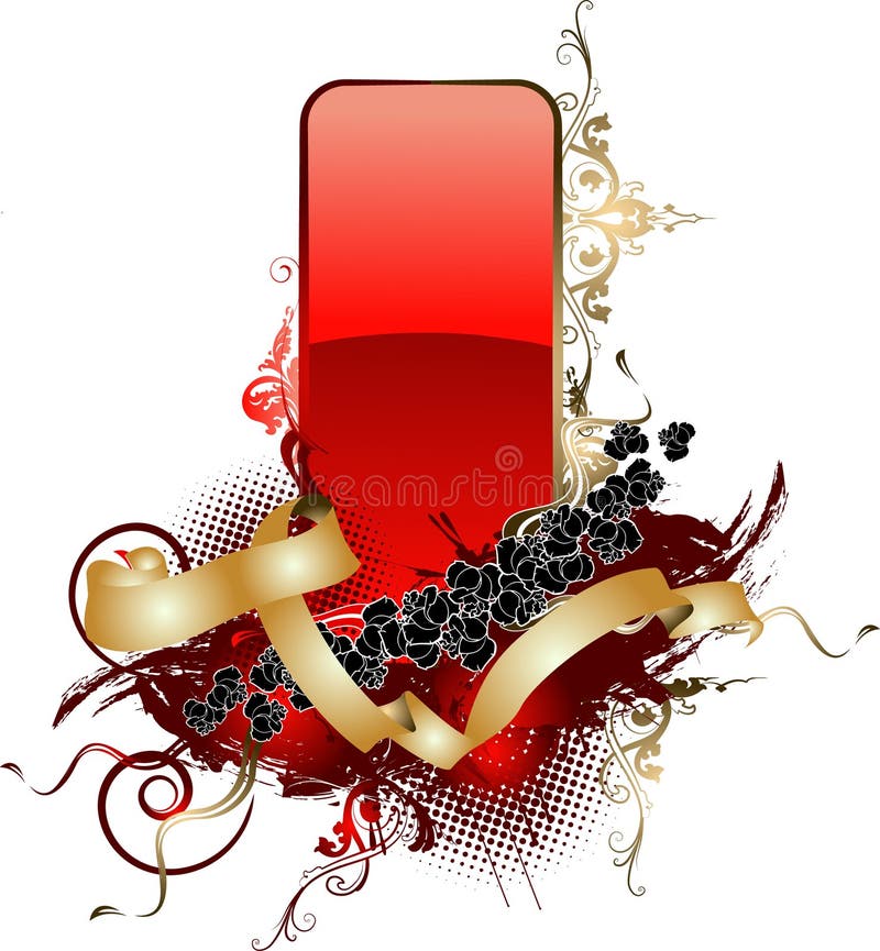 Summer banner stock vector. Illustration of bouquet, decorative - 9575877