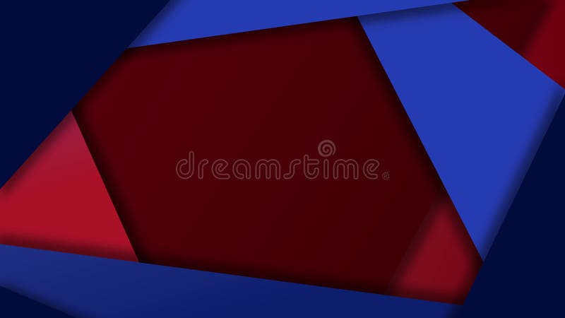 Vertical Red and Blue Loop Cut Paper Animated Background. Copy Space ...