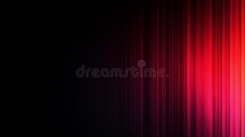 Dynamic Red Light Stripes on Dark Background Highlighting Gradient ...