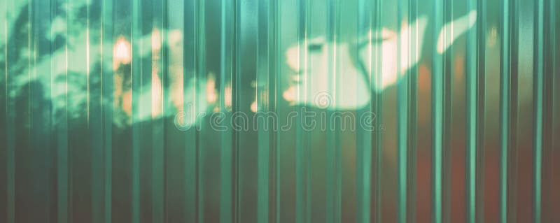 Vertical Ribbed Texture on Painted Wall with Light and Shadow Effects ...