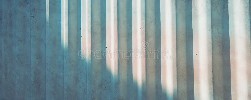 Vertical Ribbed Texture on Plaster Surface with Soft Shadow Play Stock ...