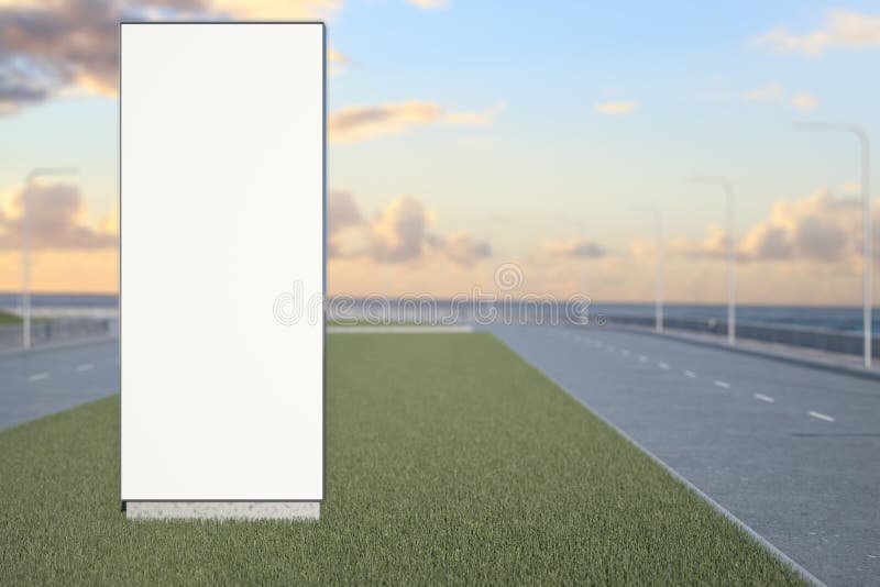 Roadside banner stock illustration. Illustration of poster - 93630439