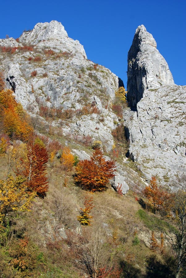 Vertical Rock on Mountain Top Stock Photo - Image of high, drive: 16686684