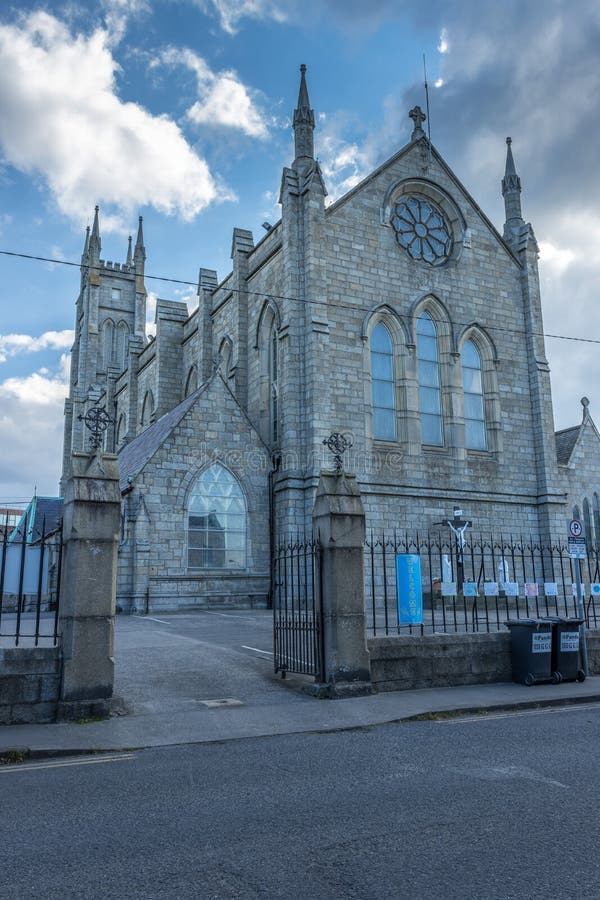 Vertical of the Saint John the Baptist Church in Dublin, Ireland ...