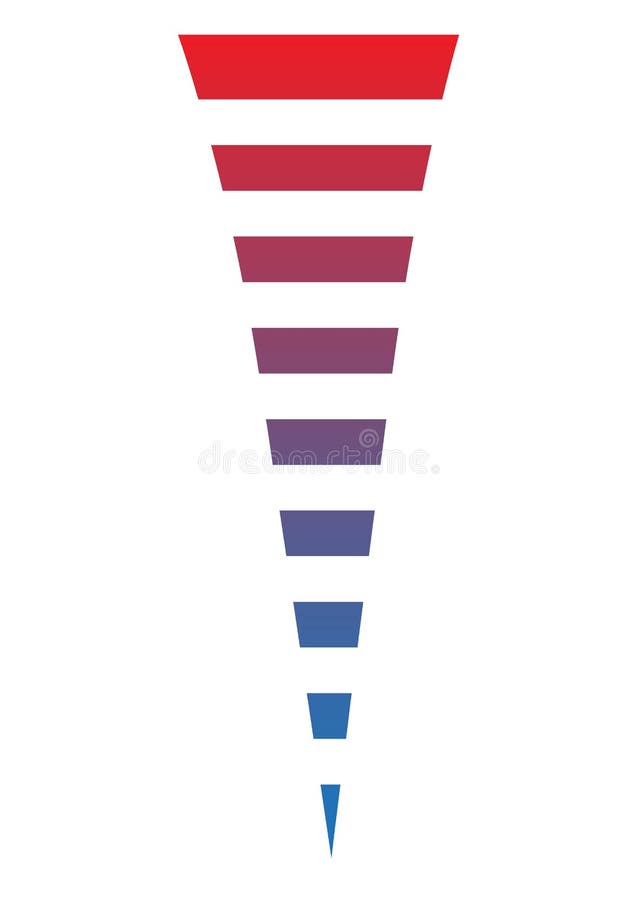 Vertical Scale Blue-red Min Max Stock Illustration - Illustration of ...