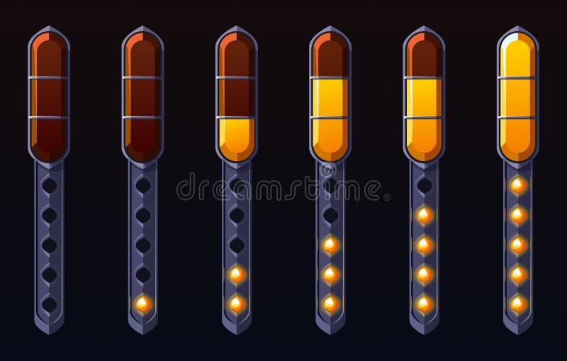 Vertical Scale of Progress in Games. Illustrations of the Orange Scale ...