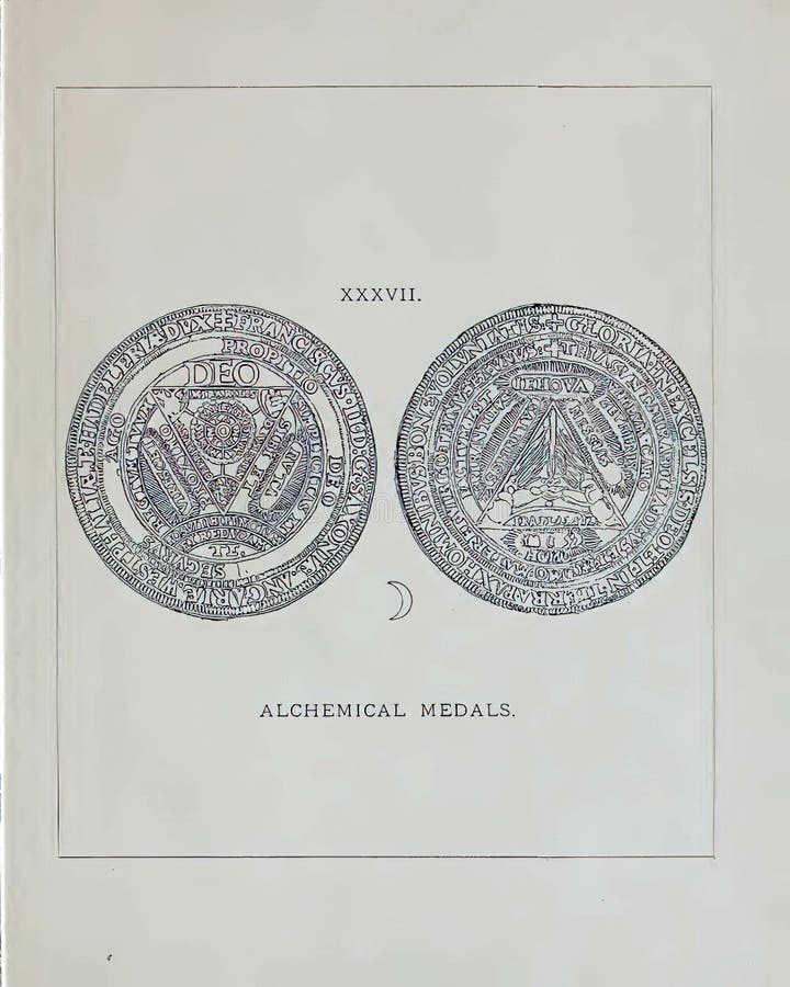 Vertical Scan of an 18th or 19th-century Alchemy Text Editorial Image ...