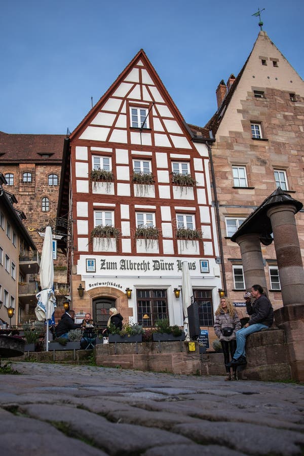 Vertical Scene of German Architectural Building Editorial Stock Photo ...