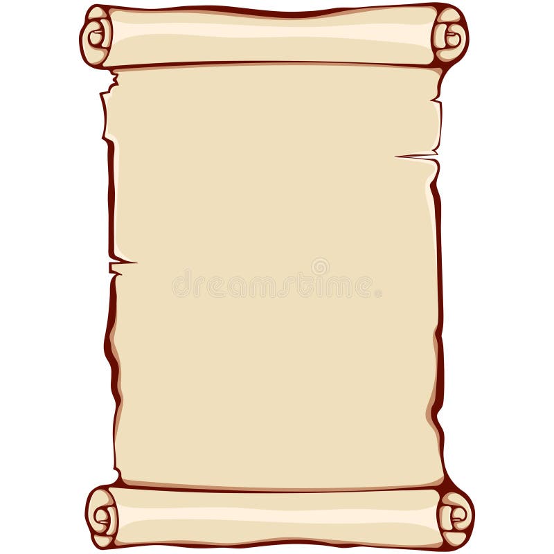 Vertical Scroll Paper Color Stock Vector - Illustration of object ...