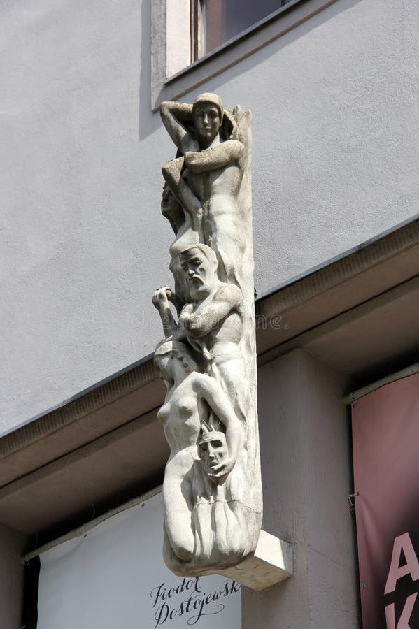 Sculptural Composition on the Wall of the Lubuski Theater, Detail ...