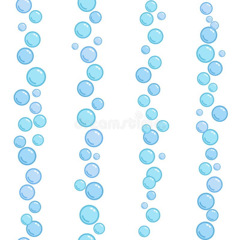 Vertical Decorative Line with Soap Bubbles, Background with Purple ...