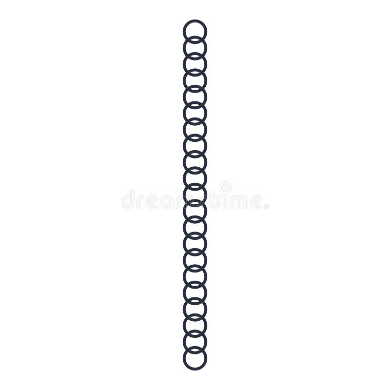 Vertical Seamless Stitch. Black Embroidery Zigzag, Line and Fringe ...