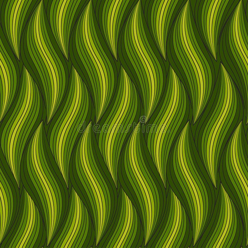 Vertical Seamless Waves in Vector Stock Vector - Illustration of nature ...