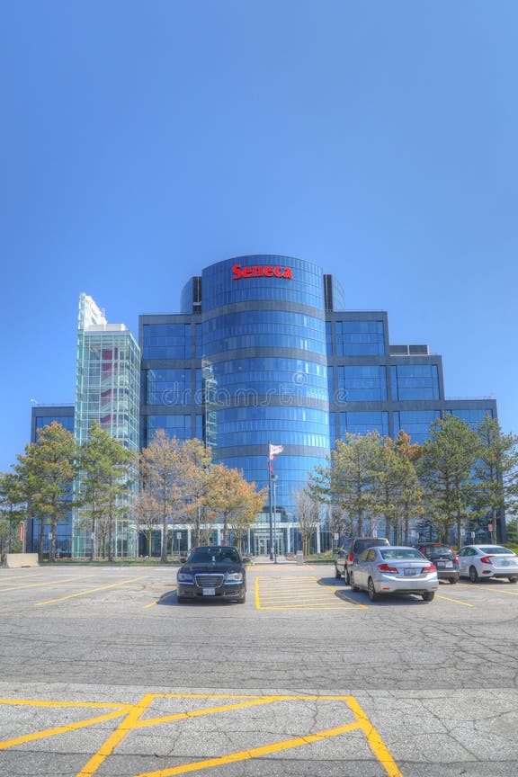 Vertical of Seneca College Building in Markham, Canada Editorial ...