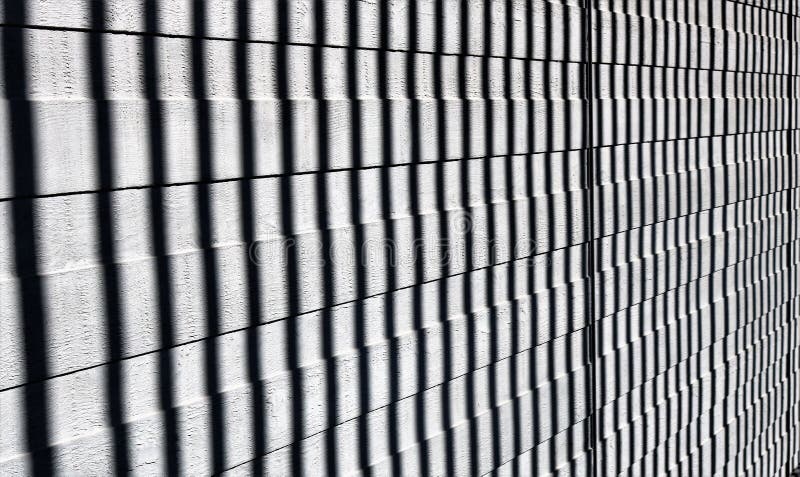 Vertical Shadows on Wooden Slats. Abstract Pattern in Black and White ...