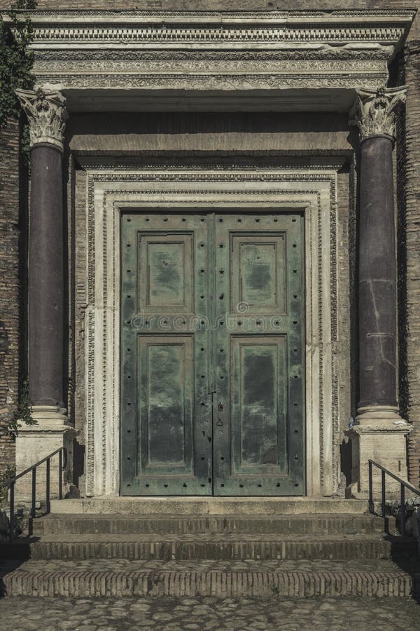 Roman Doors stock photo. Image of details, background - 38442454