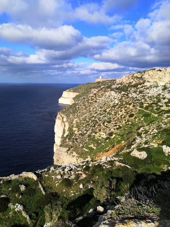 DINGLI, MALTA - Sep 11, 2014: St Mary Magdalene Chapel, a Small ...