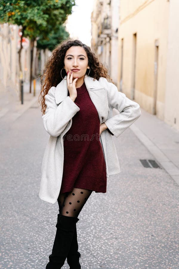 Vertical Shot of a Beautiful Female Posing Stock Photo - Image of ...