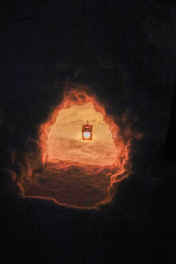 Vertical Shot of a Beautiful Lantern in the Cave Stock Photo - Image of ...