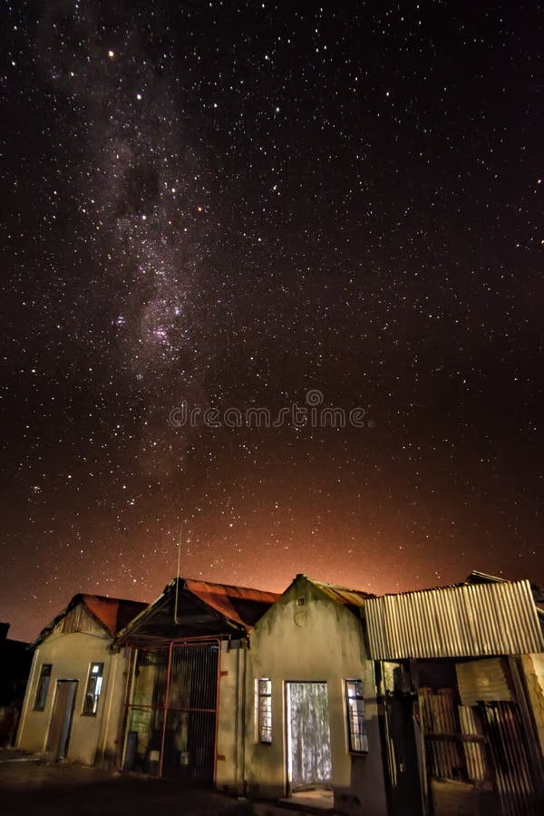 Vertical Shot of the Beautiful Night Sky with Stars. Stock Photo ...