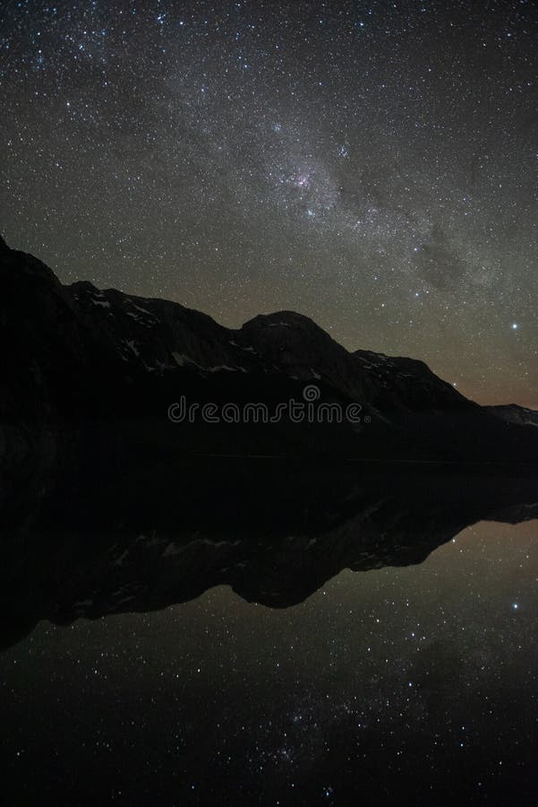 Vertical Shot of the Beautiful Night Sky with Stars. Stock Photo ...