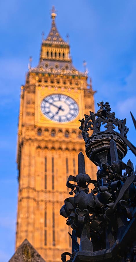 Vertical Shot of the Big Ben, Great Bell. London, England Stock Photo ...