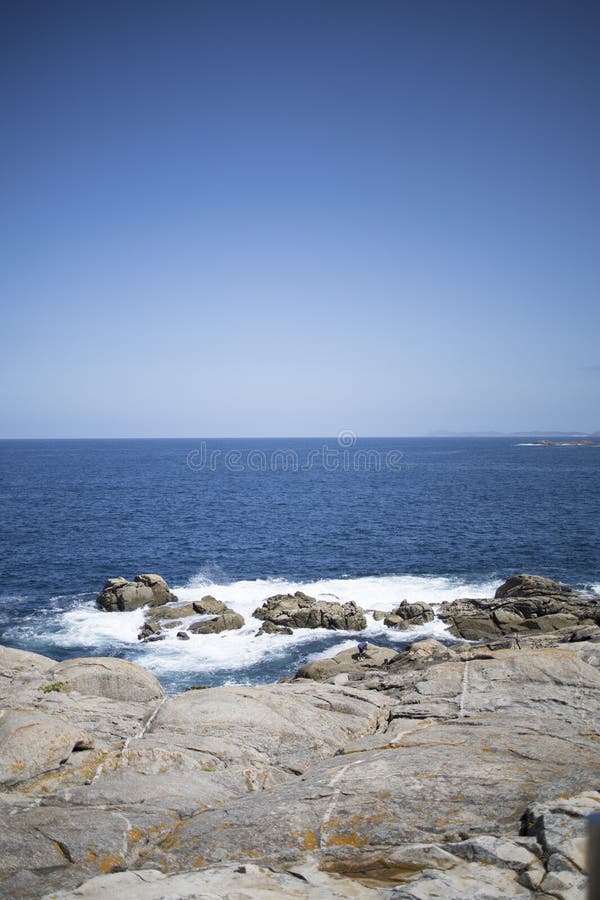 Vertical Shot Big Stones Seashore Stock Photos - Free & Royalty-Free ...