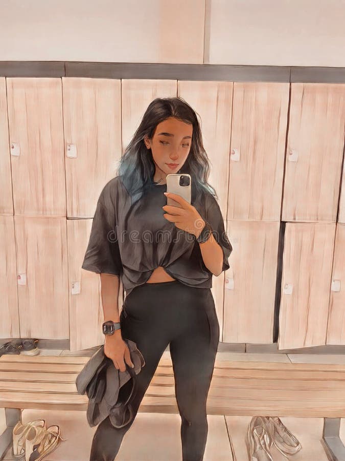 Haired Gym Girl Character Stock Photos - Free & Royalty-Free Stock ...