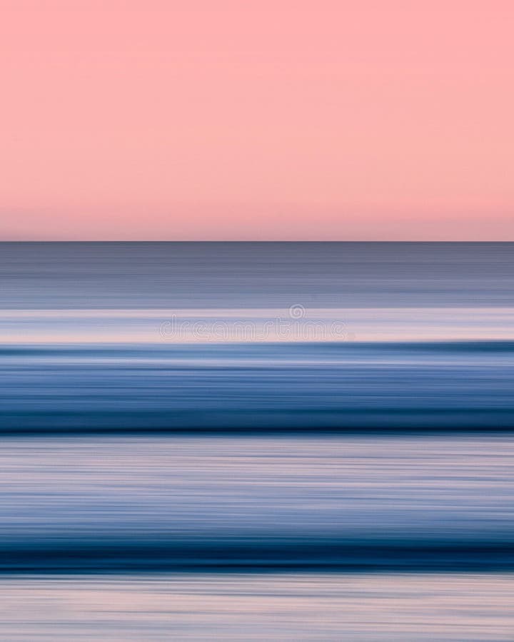 Vertical Shot of Blue and Pink Lines Creating a Feeling of Symmetry ...