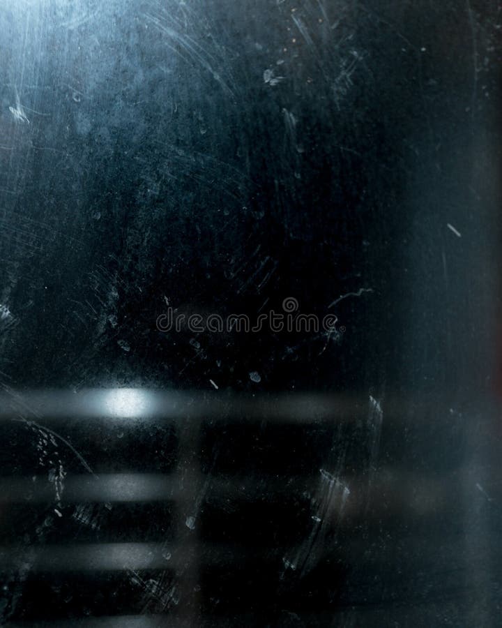 Vertical Shot of Blue Stained Glass Window Background with Scratch ...