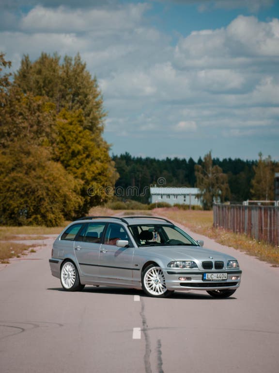 Vertical Shot of a BMW 3 Series Designated Under the Model Code E46 on ...